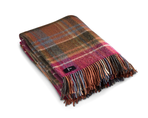 Our Fia blanket is woven in Ireland from 100% wool. These blankets are ...