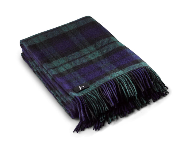 Our Fia blanket is woven in Ireland from 100% wool. These blankets are ...